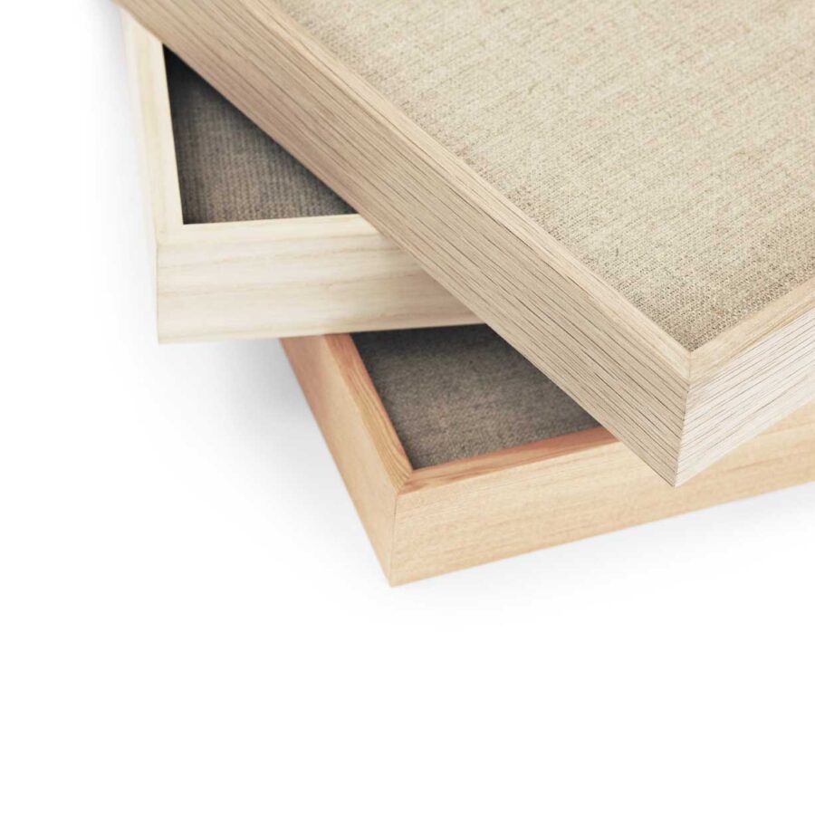 Pinboard with linen canvas - Manufakture